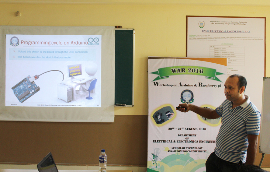 Workshop on Arduino and Raspberry Pi at ADBU | Assam Times